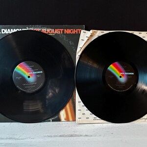 Vintage NEIL DIAMOND “hot August Night” Double Vinyl Record Album 1972 ...