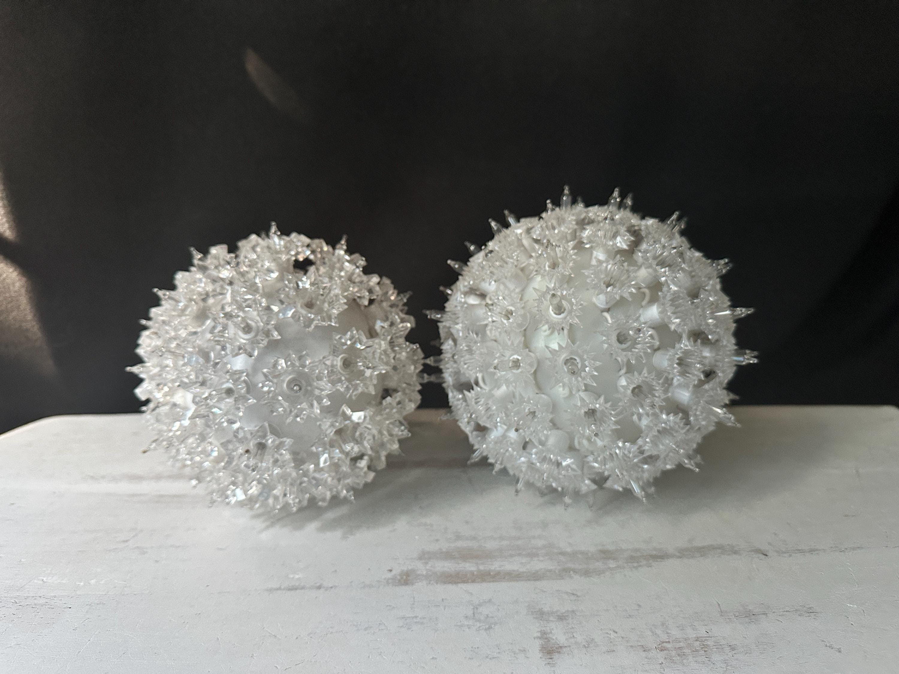 Lighted Super Sphere Electric Christmas Ornaments - Sold Separately - Etsy