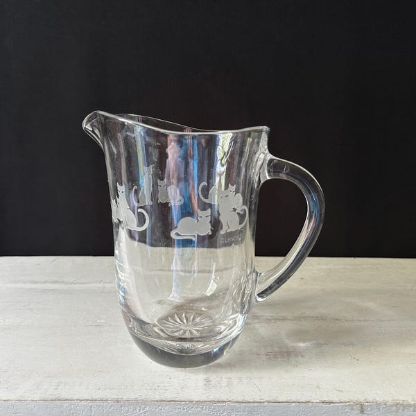 Cat Pitcher - Etsy
