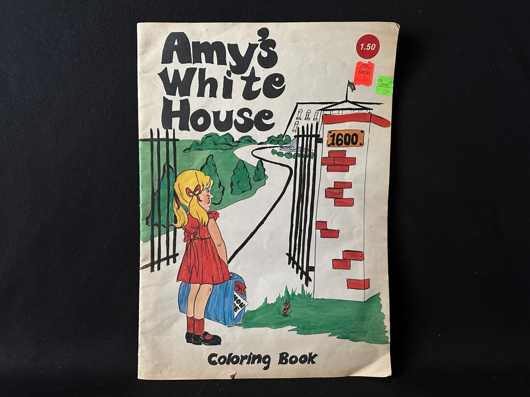 1977 Amy’s WHITE HOUSE Coloring Book 1977 Unused, 30+ Pages - Etsy