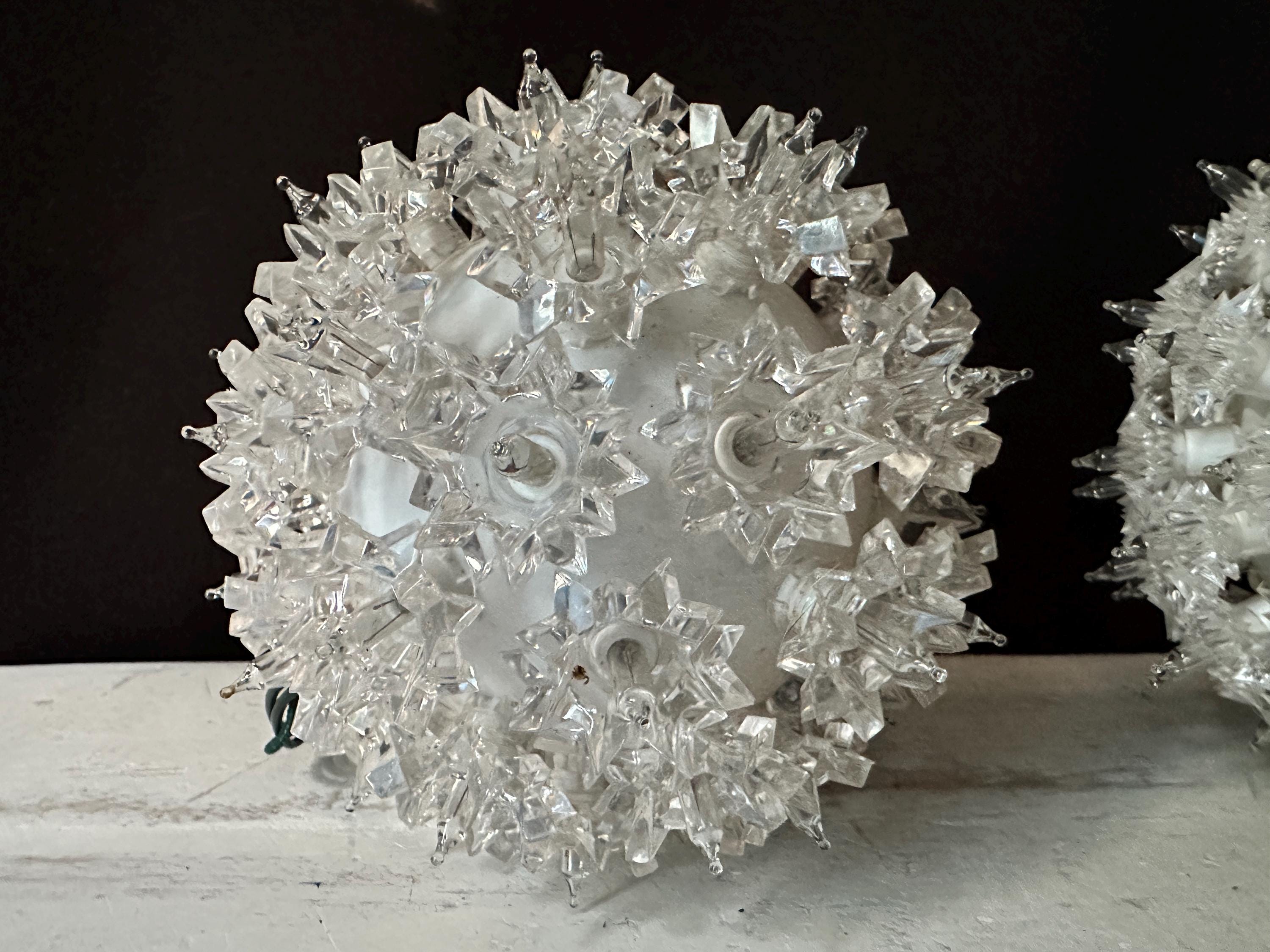 Lighted Super Sphere Electric Christmas Ornaments - Sold Separately - Etsy
