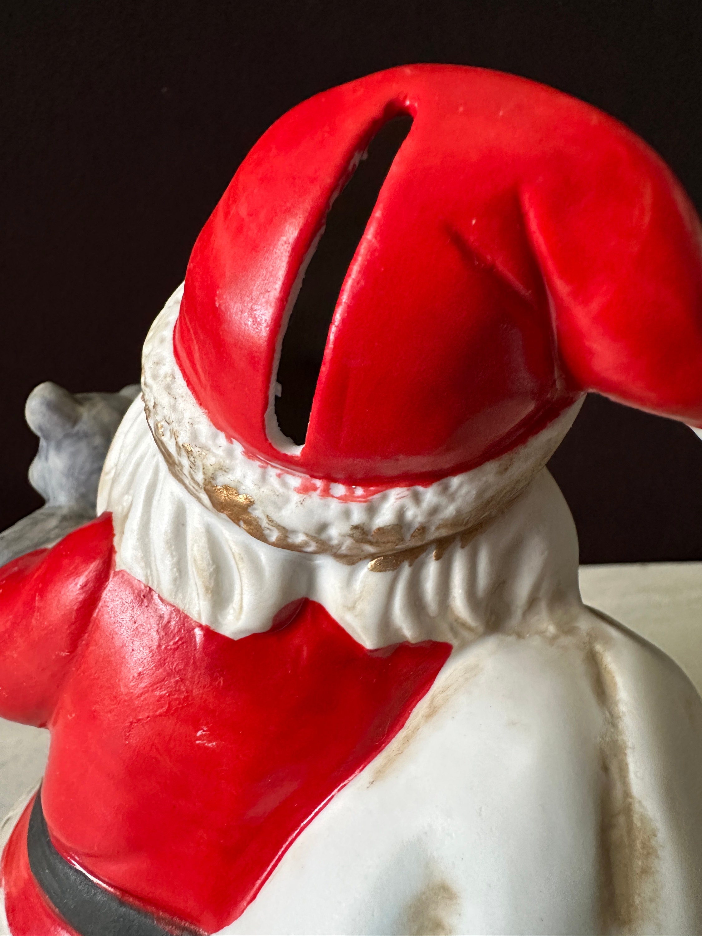 Vintage 1985 HOMCO Sweet Santa Claus 6 1/4'’ Coin Bank #5407 With ...