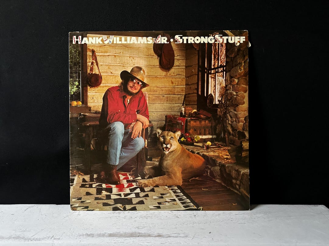 Vintage 1983 HANK WILLIAMS Jr. LP “strong Stuff” - Etsy