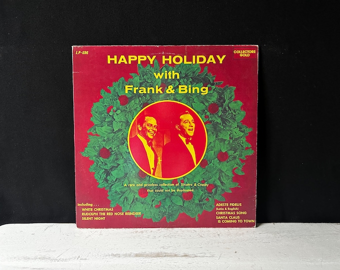1977 Very Rare LP “happy Holiday With FRANK & BING” - Etsy