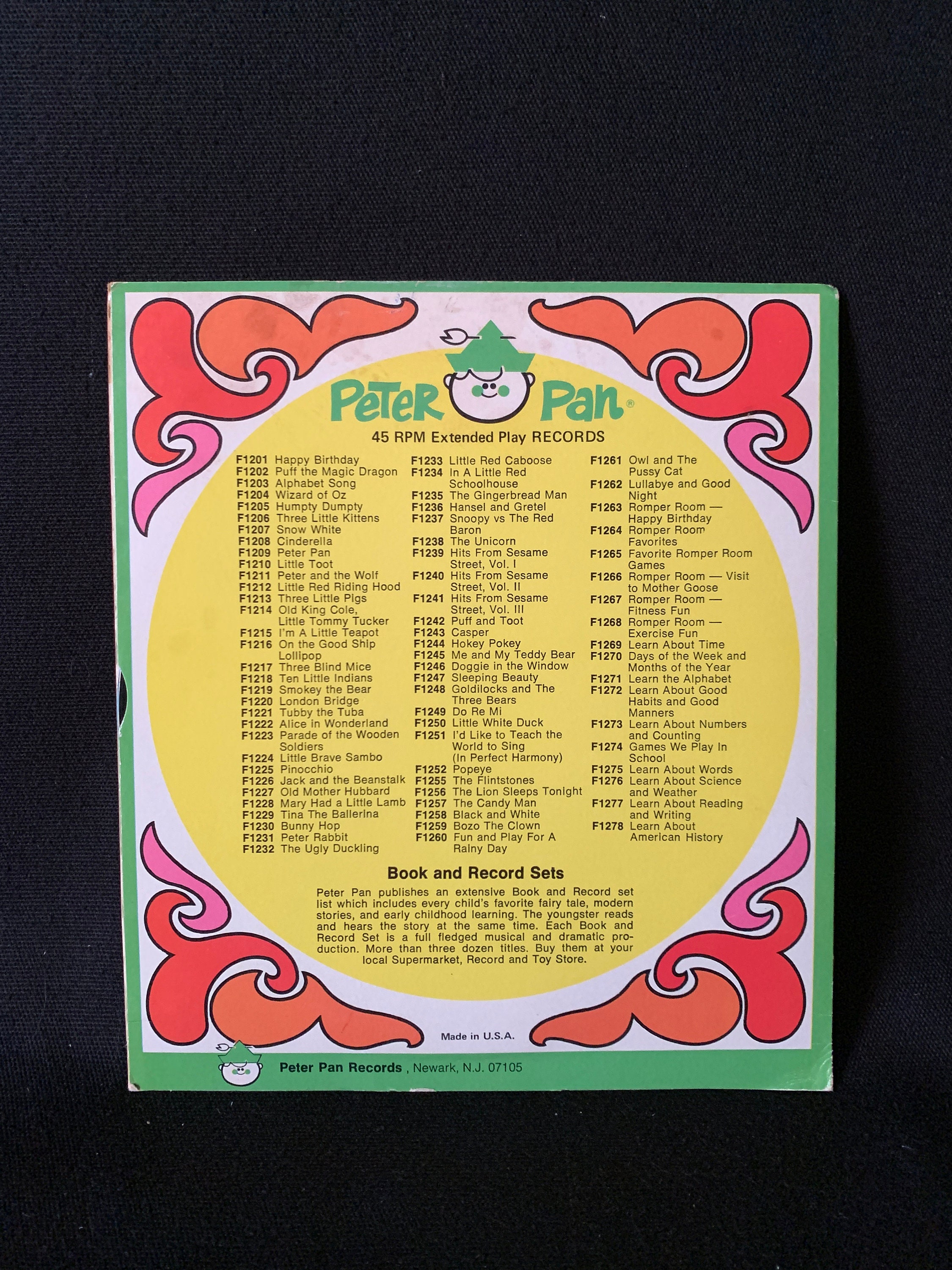 1980s Childs Record TUBBY THE TUBA Peter Pan Records - Etsy