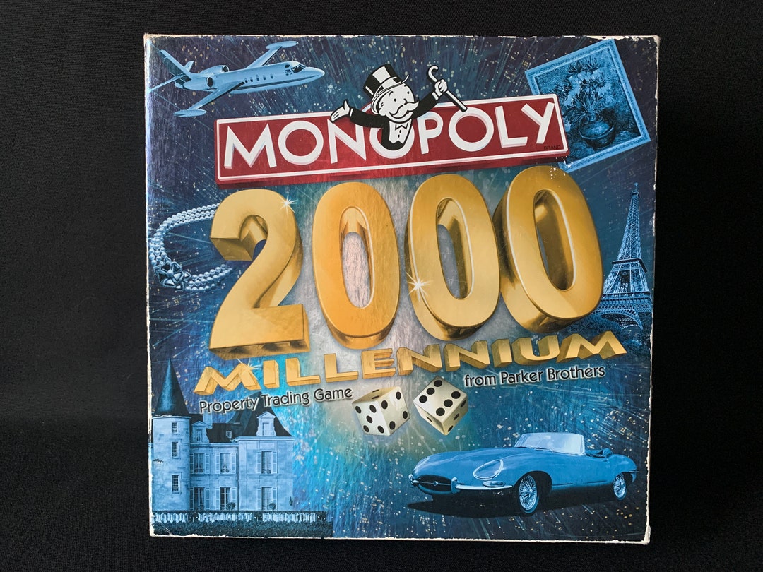 Vintage MONOPOLY 2000 MILLENNIUM Edition by Parker Brothers – Missing ...