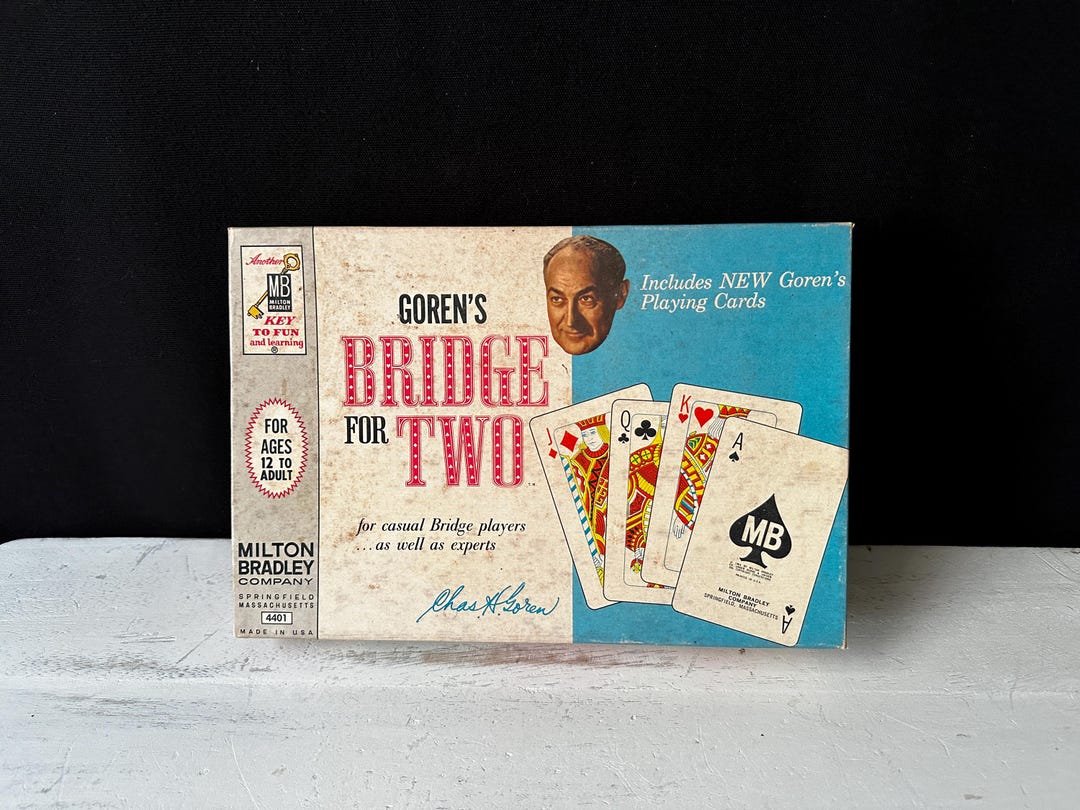 1964 Goren's bridge for Two Game Vintage Milton Bradley - Etsy