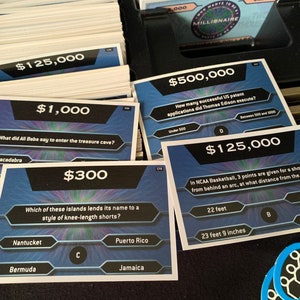 Vintage 2000 PRESSMAN “who Wants to Be A Millionaire” Table Game ...