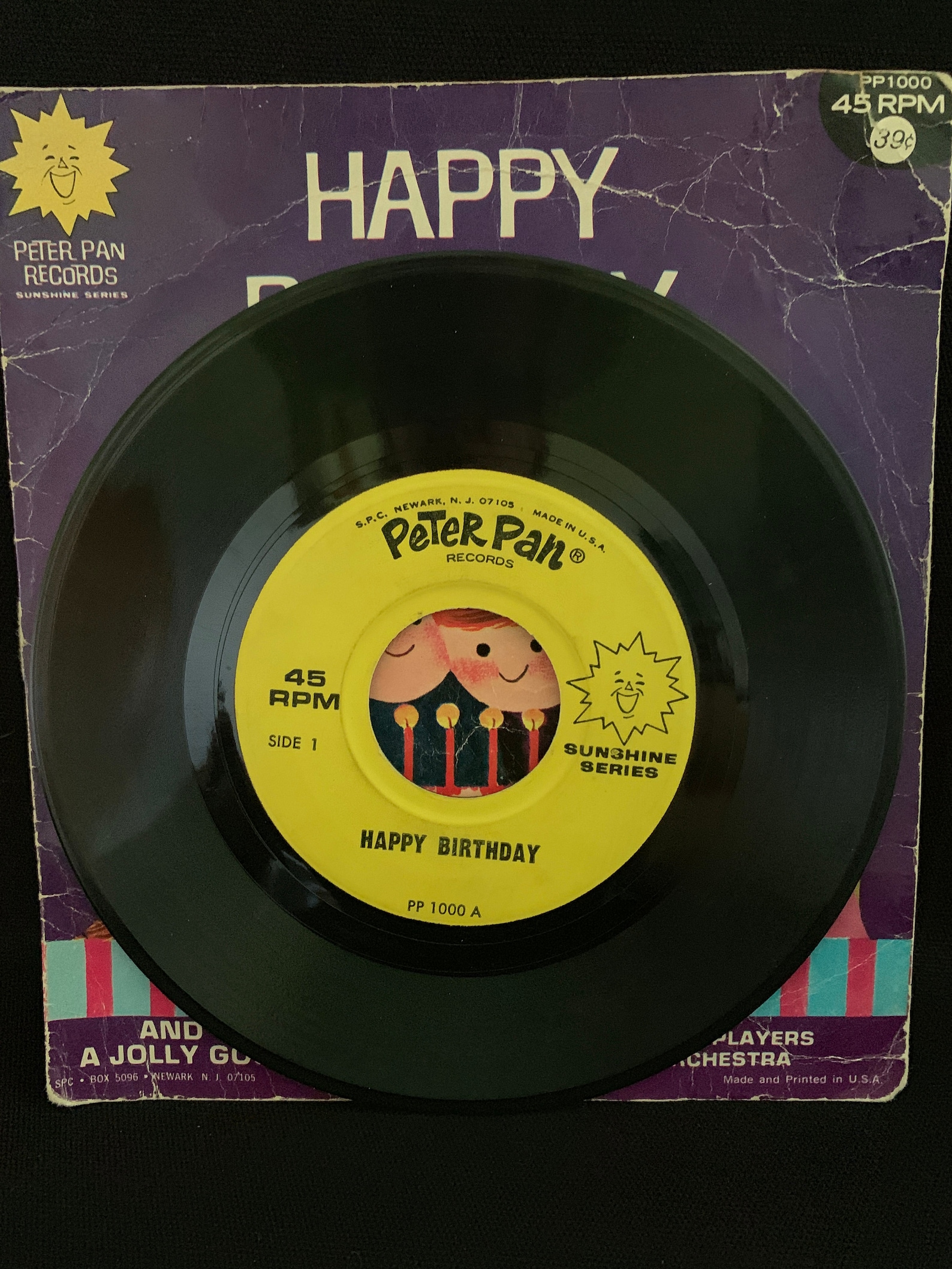 PETER PAN Records 45 RPM Happy Birthday To You | Etsy