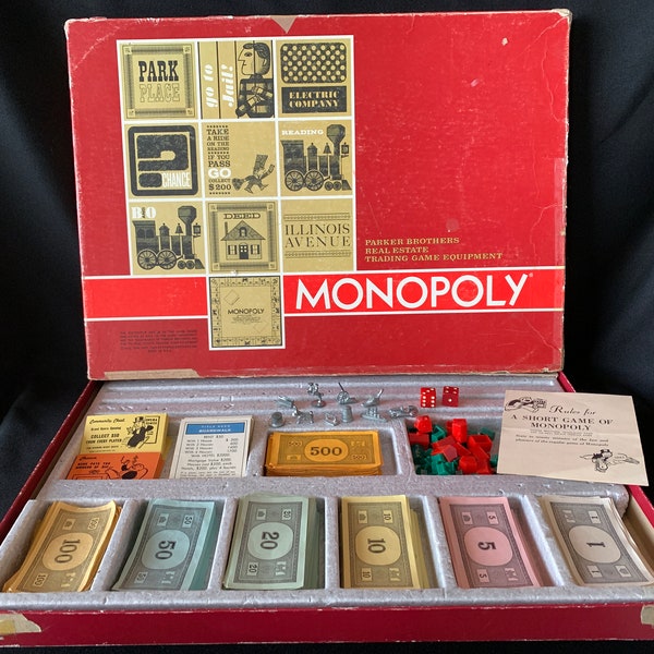 Monopoly Game Tokens - Etsy