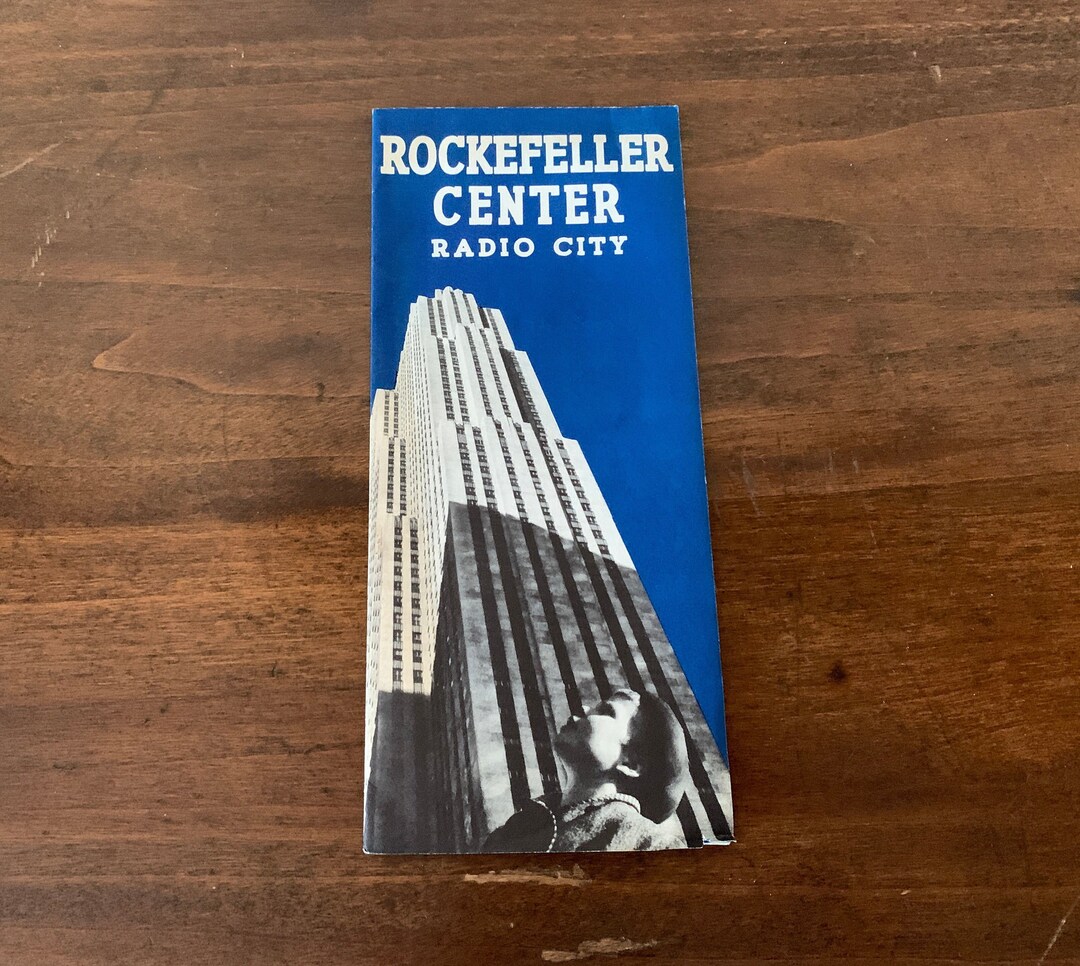 1940 Visitor’s Brochure – Rockefeller Center - Etsy