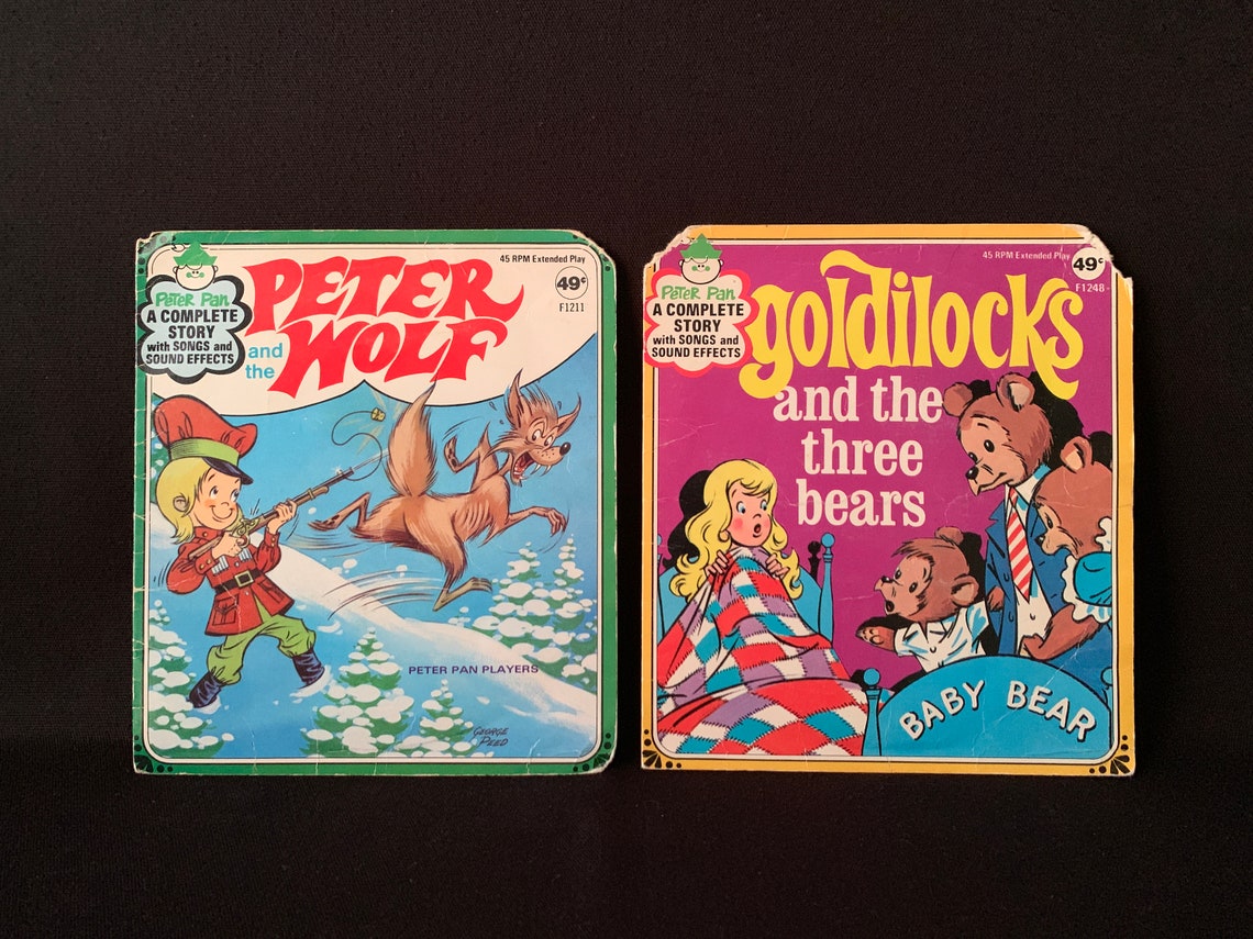 GOLDILOCKS and the Three Bears AND Peter and the Wolf Two - Etsy