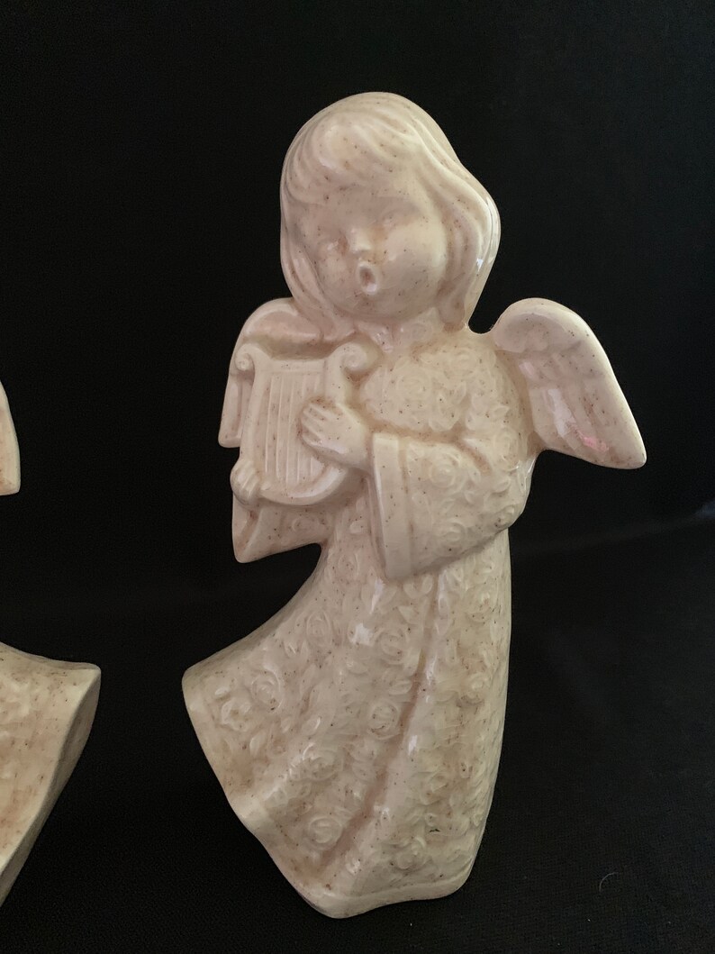 Ceramic Heavenly Angels Playing Musical Instruments - Etsy