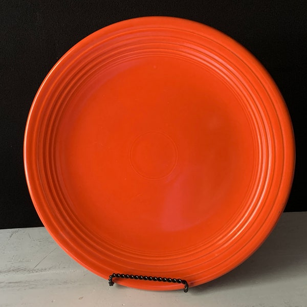 Red Fiestaware Plate - Etsy