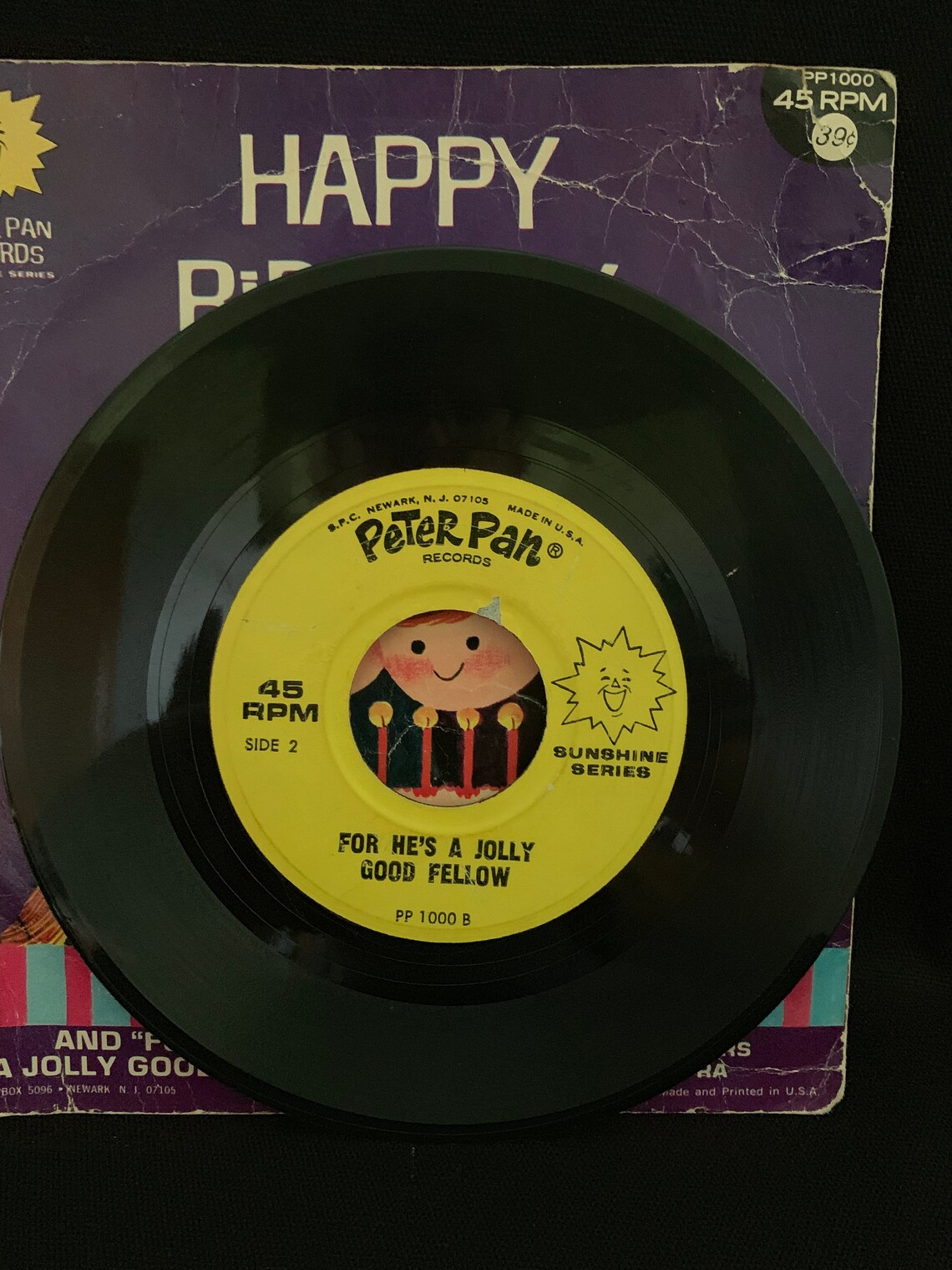 PETER PAN Records 45 RPM Happy Birthday To You | Etsy