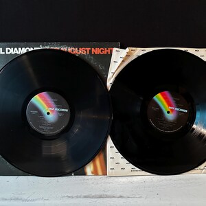 Vintage NEIL DIAMOND “hot August Night” Double Vinyl Record Album 1972 ...
