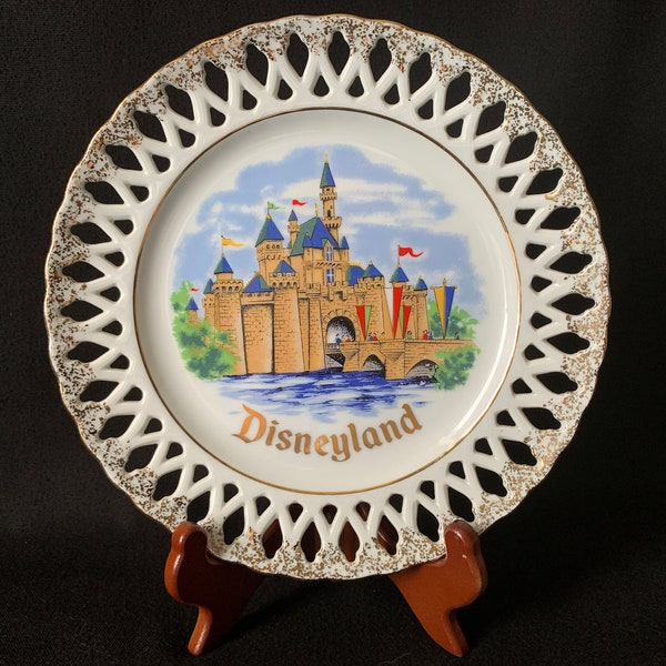 Disneyland Vintage Plate - Etsy