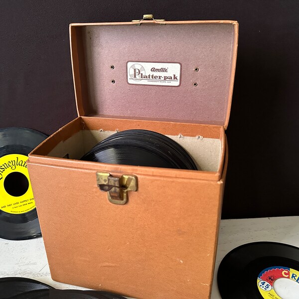45 Record Case - Etsy