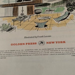 Betty Crocker's New Outdoor Cookbook 1967 First Edition First Printing ...