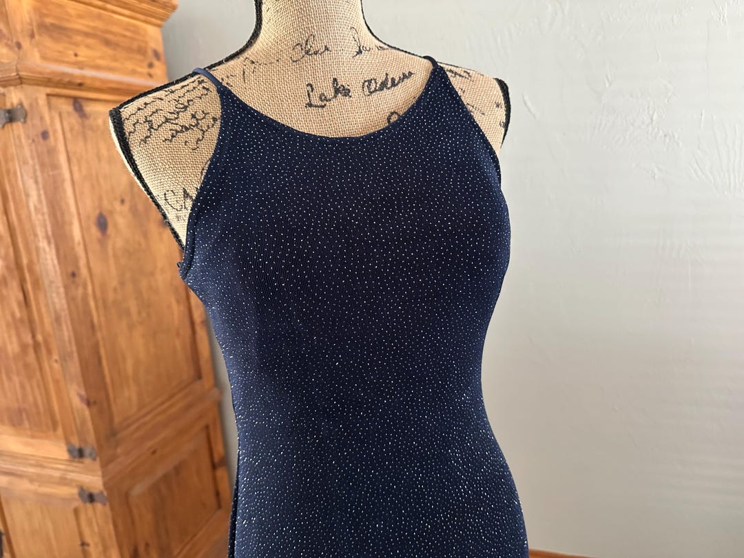 CACHET 1990s-2000s Cut-in Tank-style Bodycon Sparkling Evening Dress - Etsy
