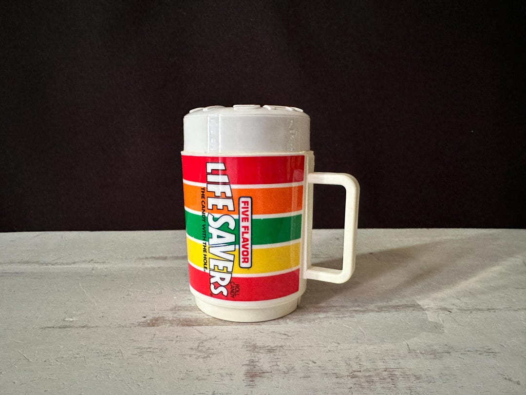 LIFESAVERS CANDY Vintage Plastic Cup With Lid by DEKA - Etsy