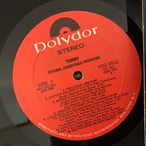1975 “TOMMY THE MOVIE” Original Soundtrack Recording by the Who ...