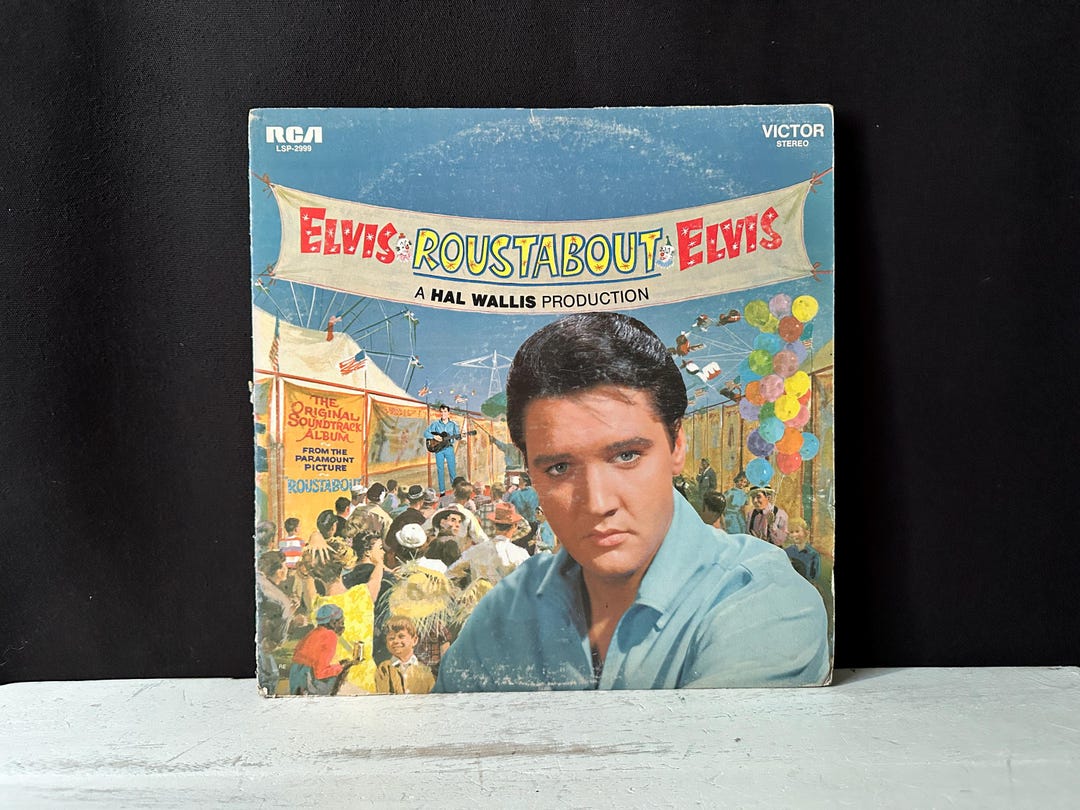 1964 Original Soundtrack LP Album - ELVIS PRESLEY in “roustabout” - Etsy
