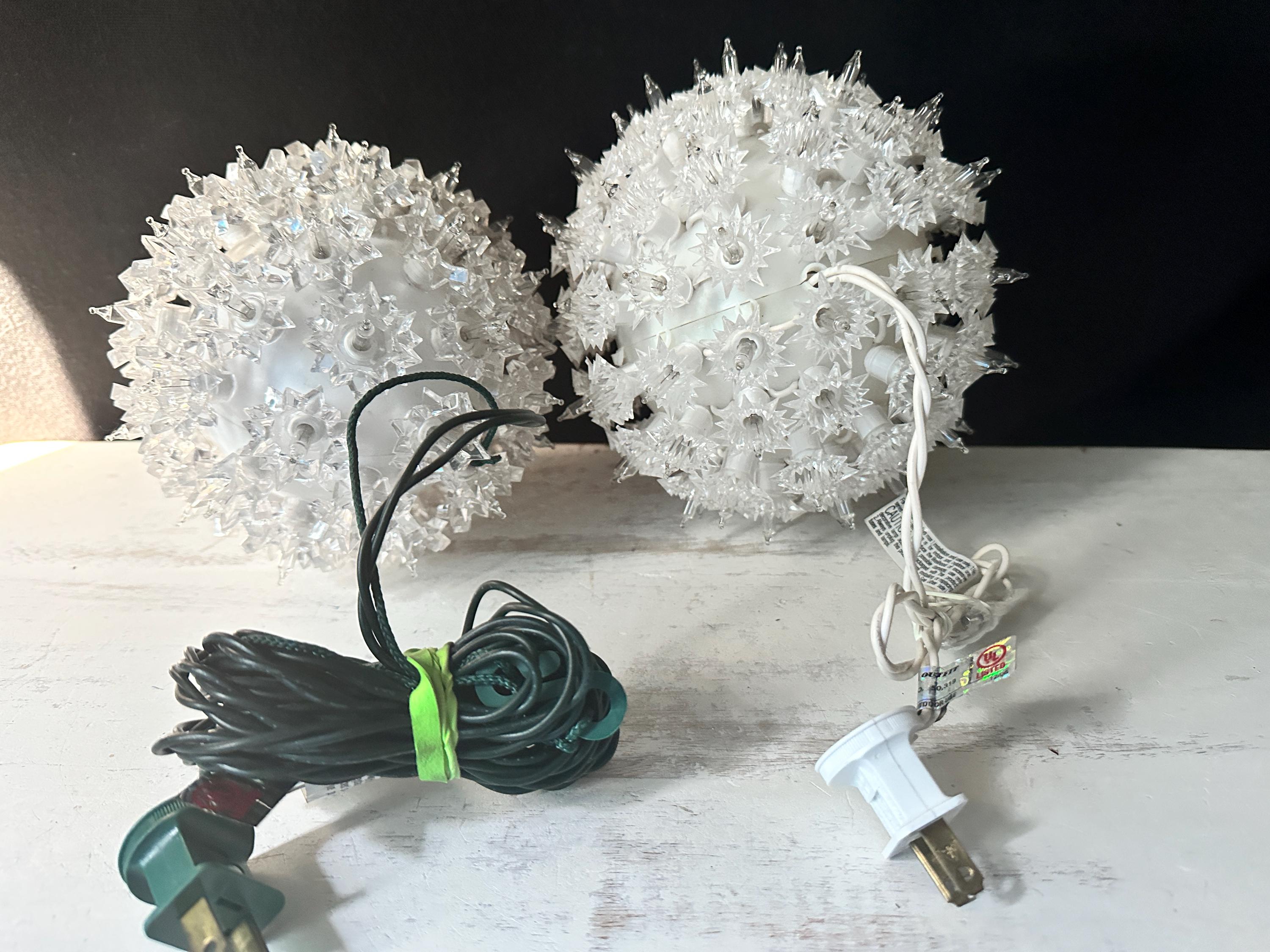 Lighted Super Sphere Electric Christmas Ornaments - Sold Separately - Etsy