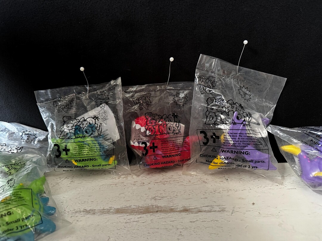 Sonic Drive-in “wacky Pack” 1997 GO-GO DINOS Kids’ Meal Toys – Sold ...