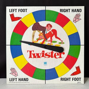Vintage 1966 Authentic TWISTER Stocking-footed Game by MILTON BRADLEY ...