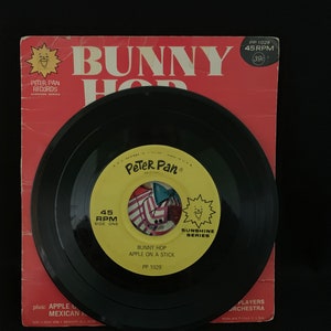 PETER PAN Records 45 RPM “ Bunny Hop” - Etsy
