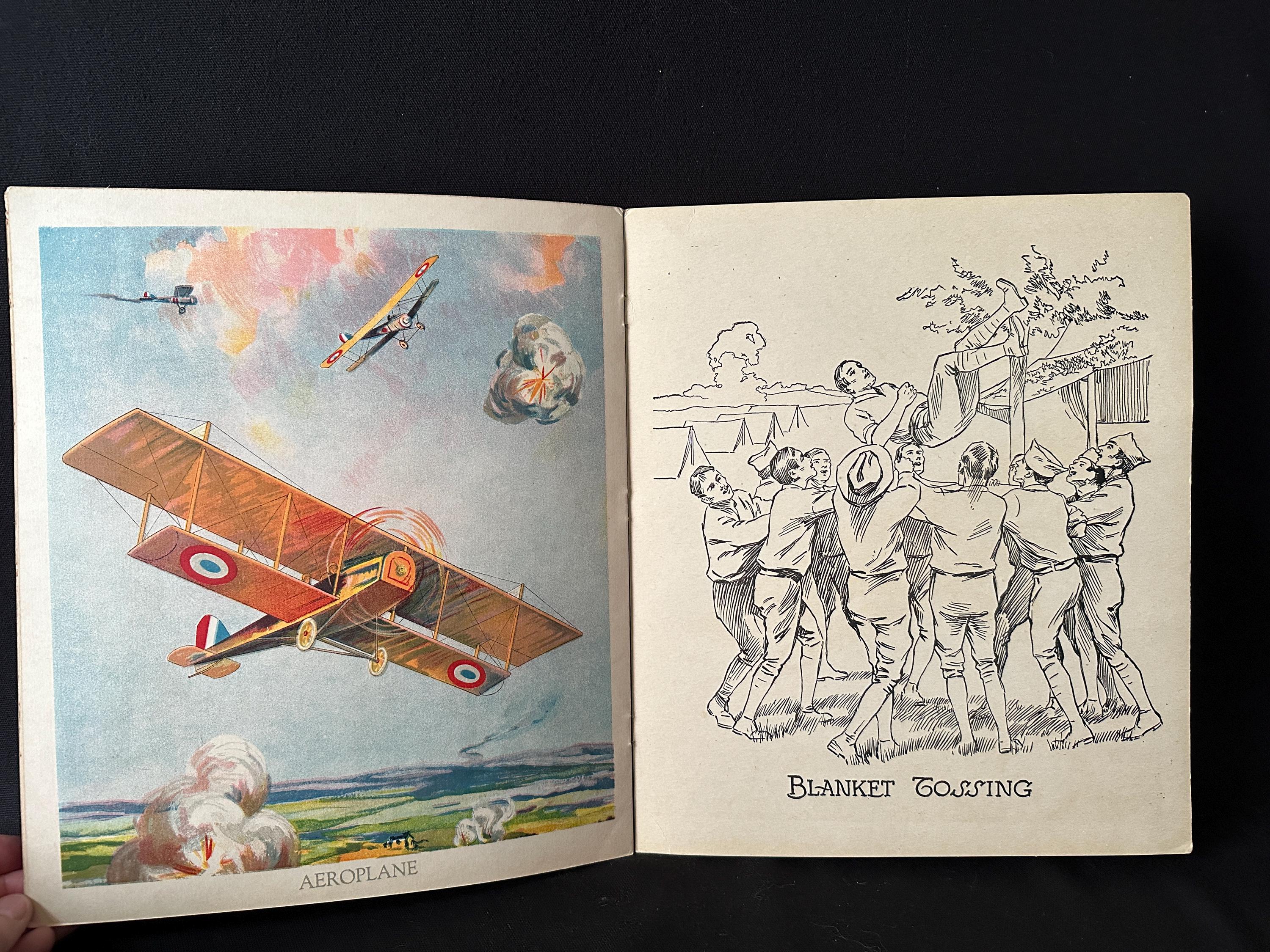 1919 WW1 Children’s Illustrated Coloring Book: Charles F. Graham, "our ...