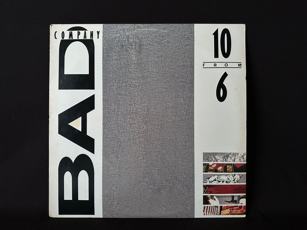 1985 Vintage Record Album BAD COMPANY “10 From 6” - Etsy