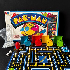 1982 Pac-man Board Game by Milton Bradley – Missing One Ghost Playing ...