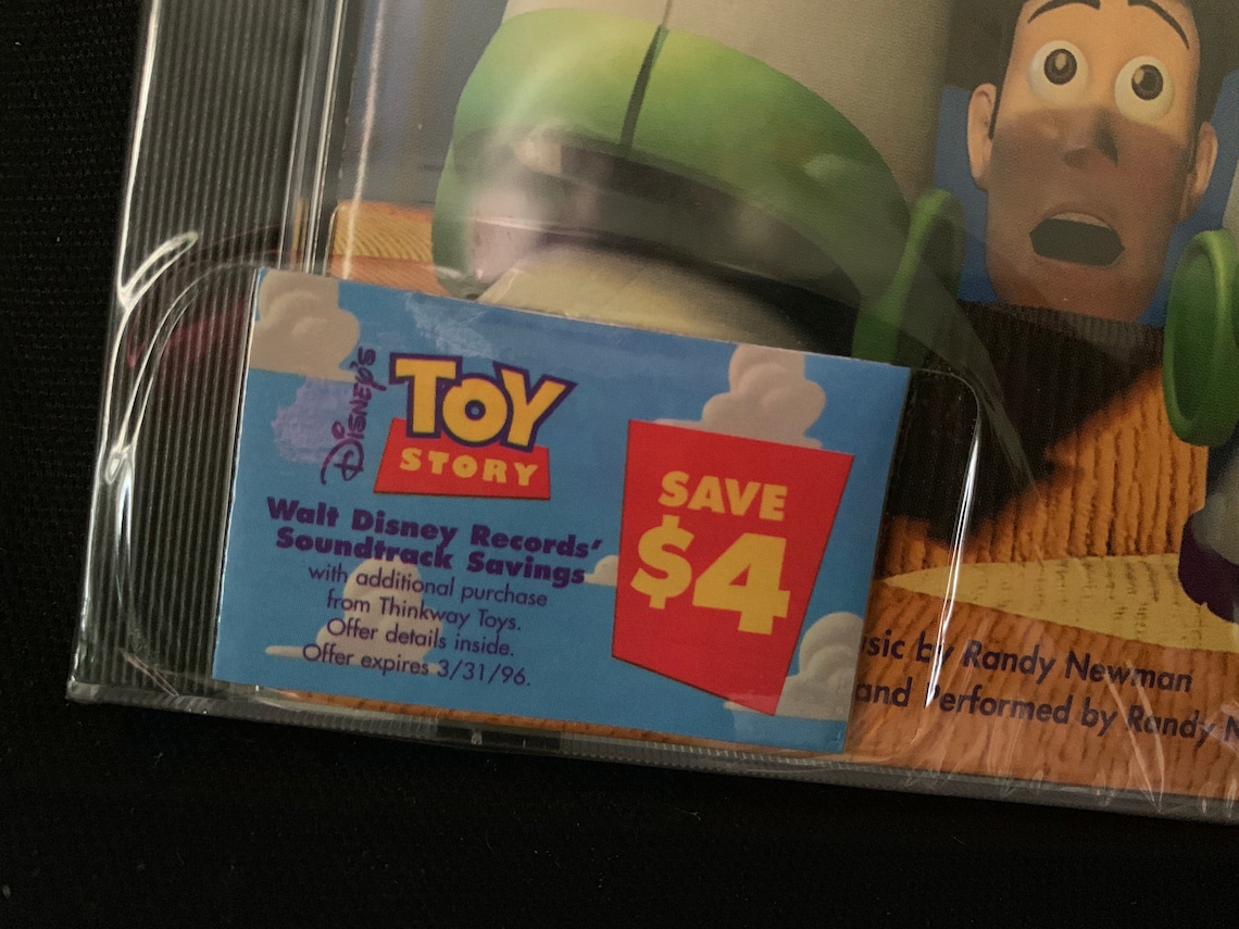 Sealed TOY STORY Original Soundtrack CD 1995 | Etsy
