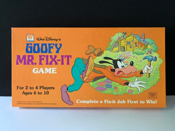 Rare 1980 Walt Disney 's goofy Mr. Fix-it Game | Etsy