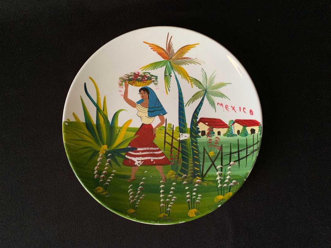 Anfora 9.5 Inch Souvenir Plate – MEXICO - Etsy
