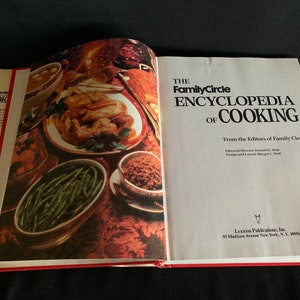 Family Circle Encylopedia of Cooking 1990, 1st Edition - Etsy