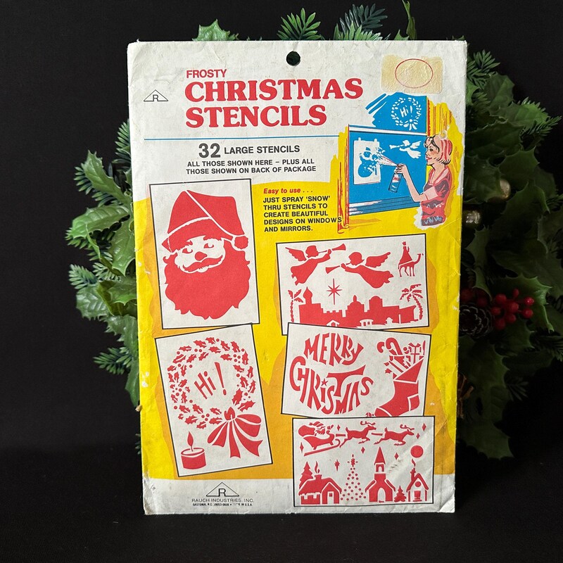 Snow Spray Stenciles - Etsy