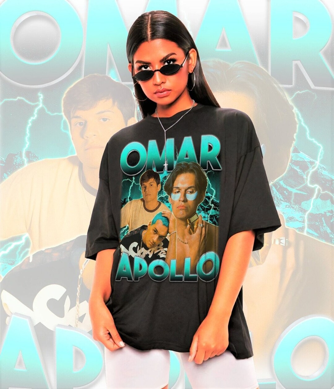 Retro Omar Apollo Shirt omar Velasco Vintageomar Apollo - Etsy
