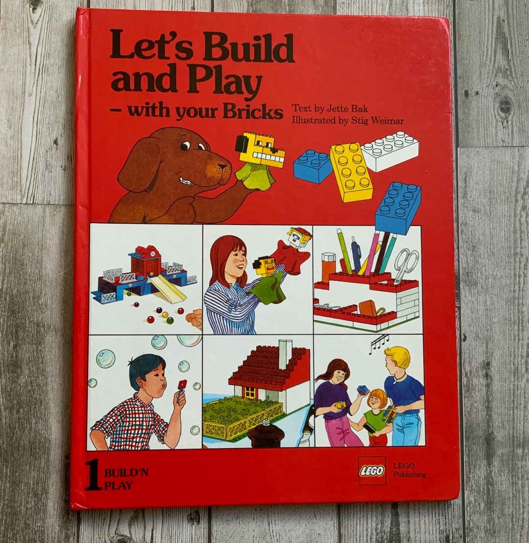 Vintage Lego Building Book ‘let’s Build and Play With Your Bricks’ 1986 ...