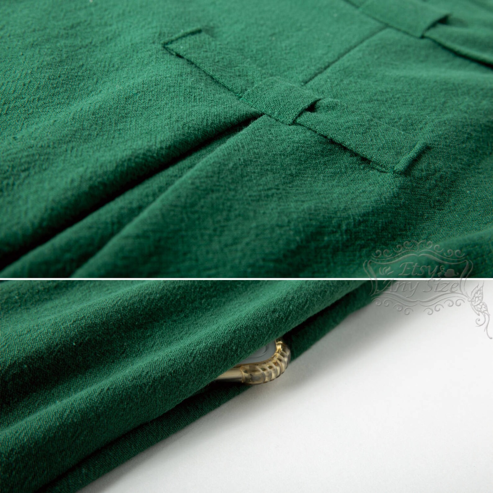 Anysize Side Pockets Summer Soft Linen Cotton Loose Dress Plus - Etsy