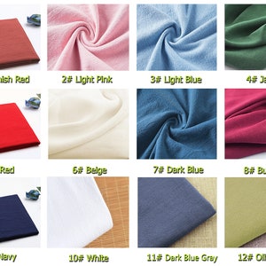 Anysize Concise Style With Side Pockets Soft Linen Dress Cotton Dress ...