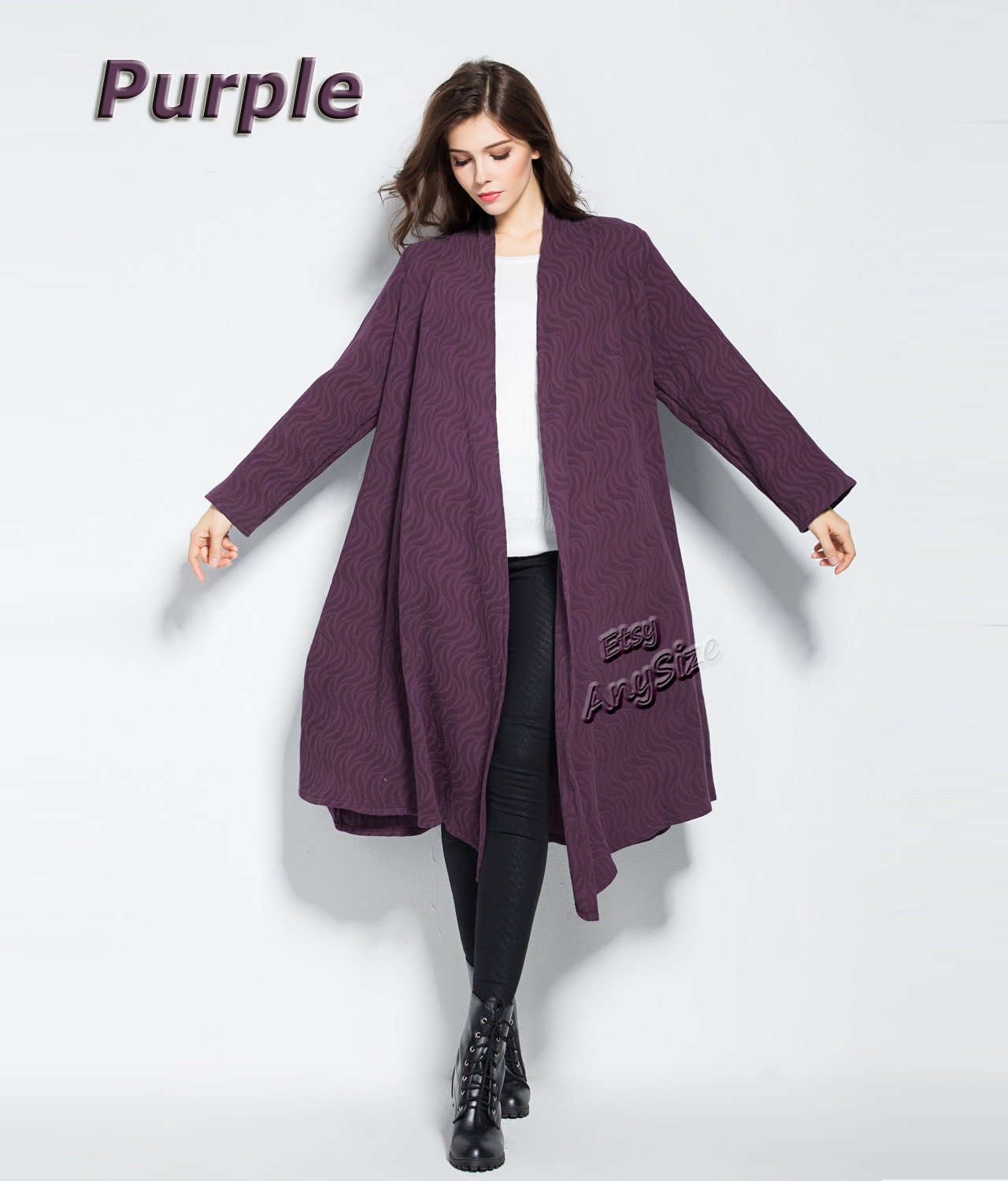 Anysize ripples jacquard Spring Fall Winter linen&cotton | Etsy