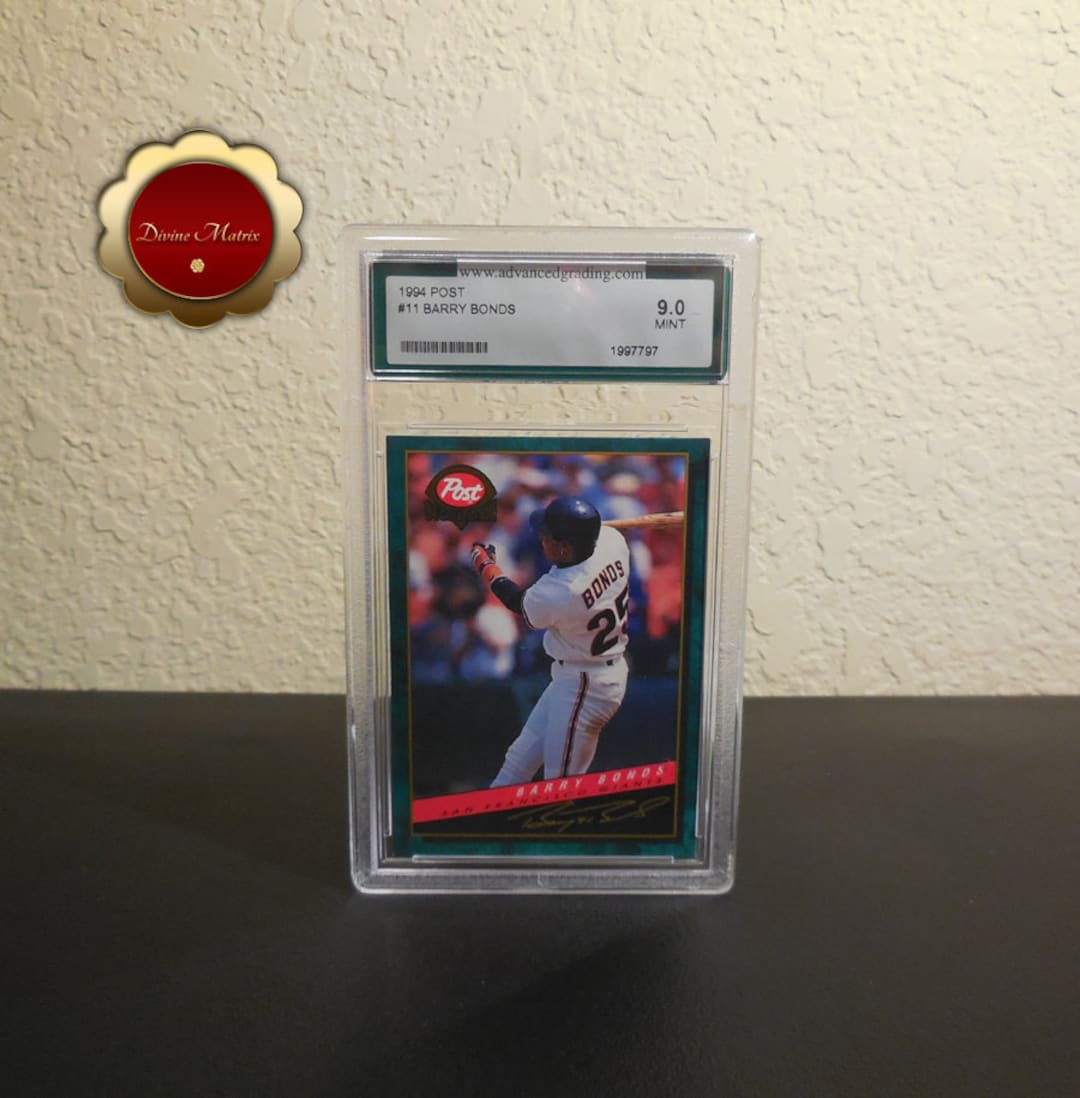 Barry Bonds Card, 1994 Post, AGS Graded Mint 9.0, Baseball Card - Etsy