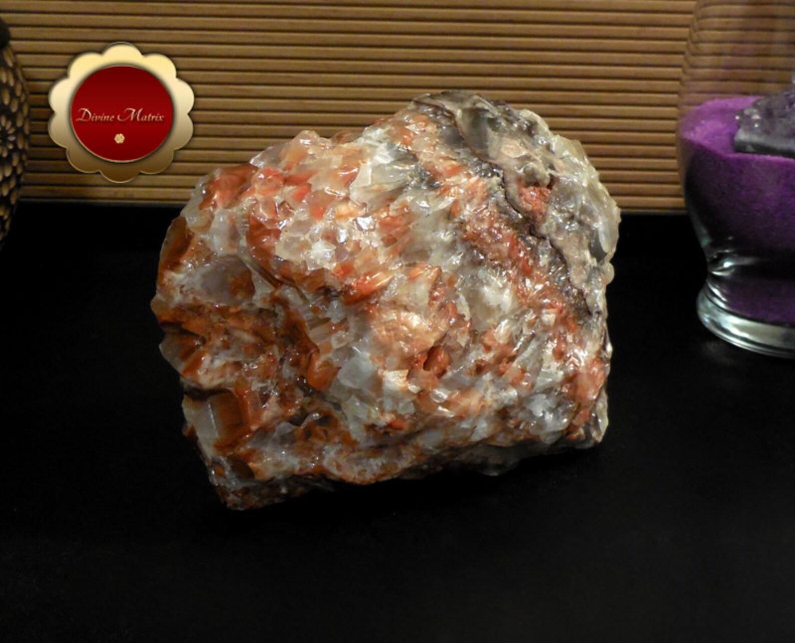 4 LB Large Red Calcite Banded Calcite Raw Tri Color Calcite | Etsy