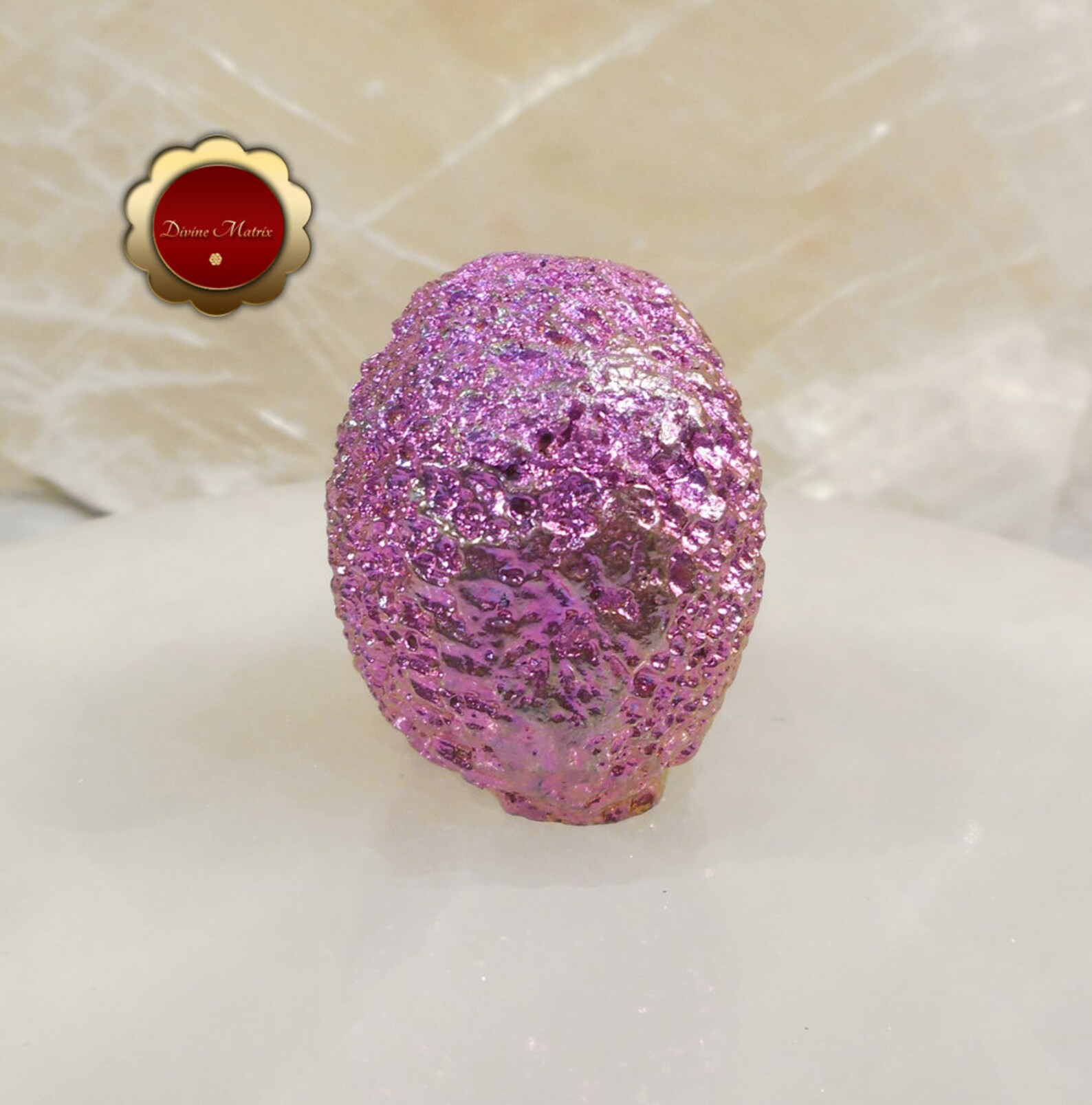 Bismuth Coral Skull Crystal Skull Bismuth Hand Cast Pink | Etsy