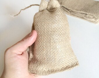 Small burlap bags | Etsy