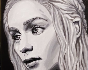 Ellen Degeneres 9x12 Acrylic Painting | Etsy