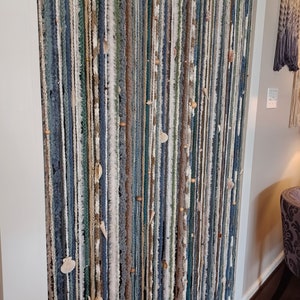 Boho Sand & Surf Sea Shell Curtain Backdrop Room Divider - Etsy